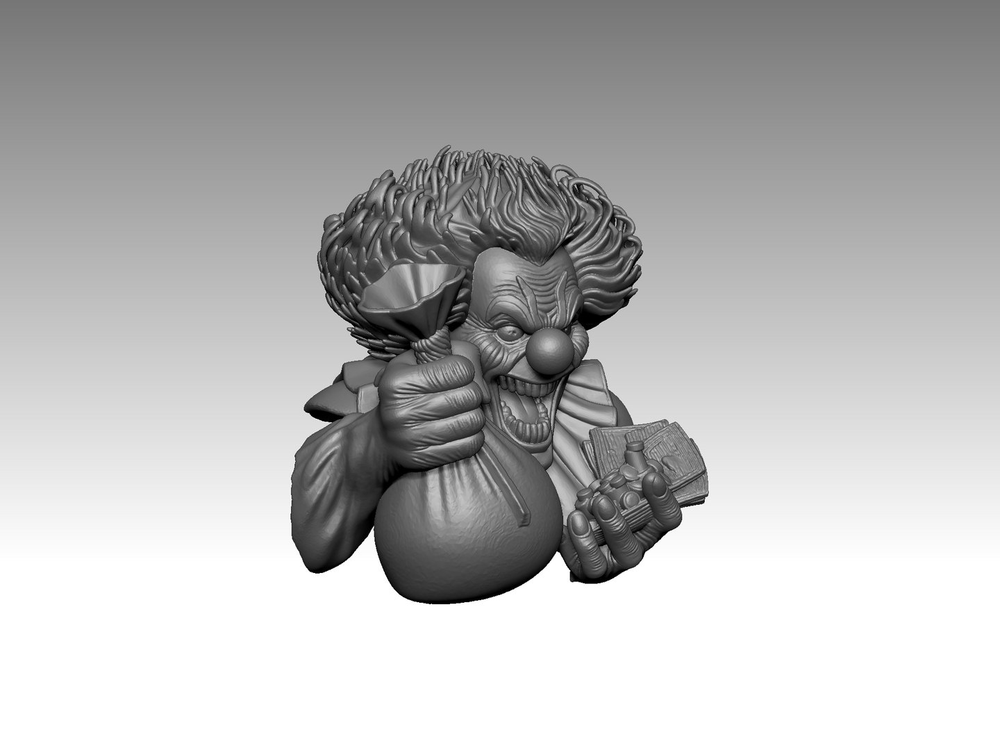 Man Clown Scary Model - TurboSquid 2518267
