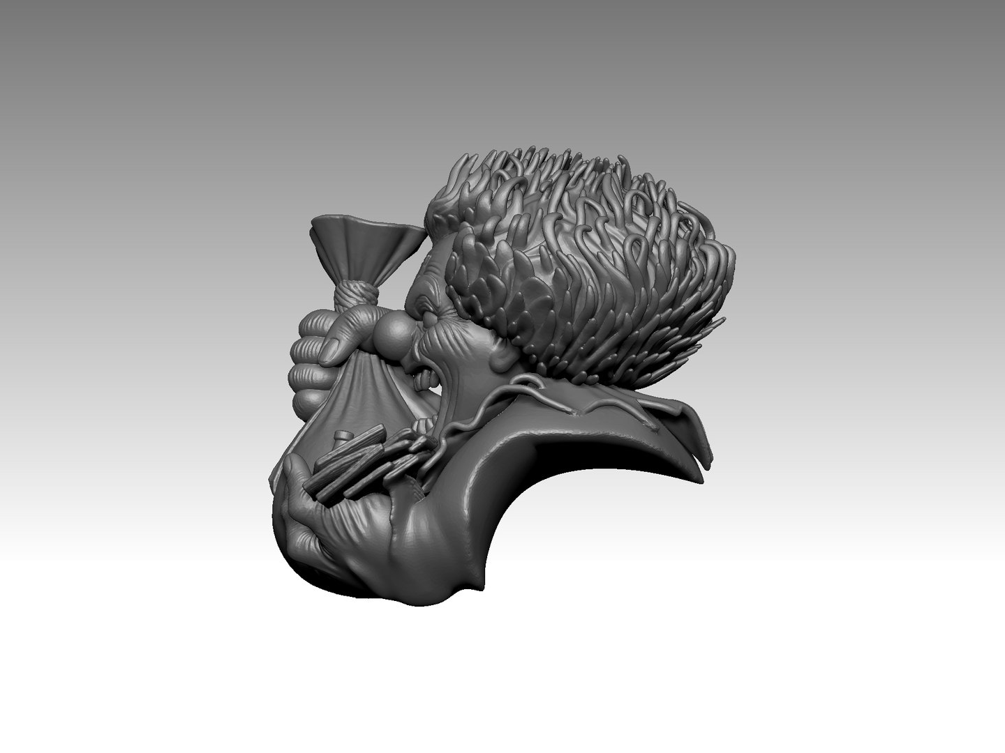 Man Clown Scary Model - TurboSquid 2518267