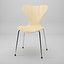 3d Model Of Series 7 Chair 3107