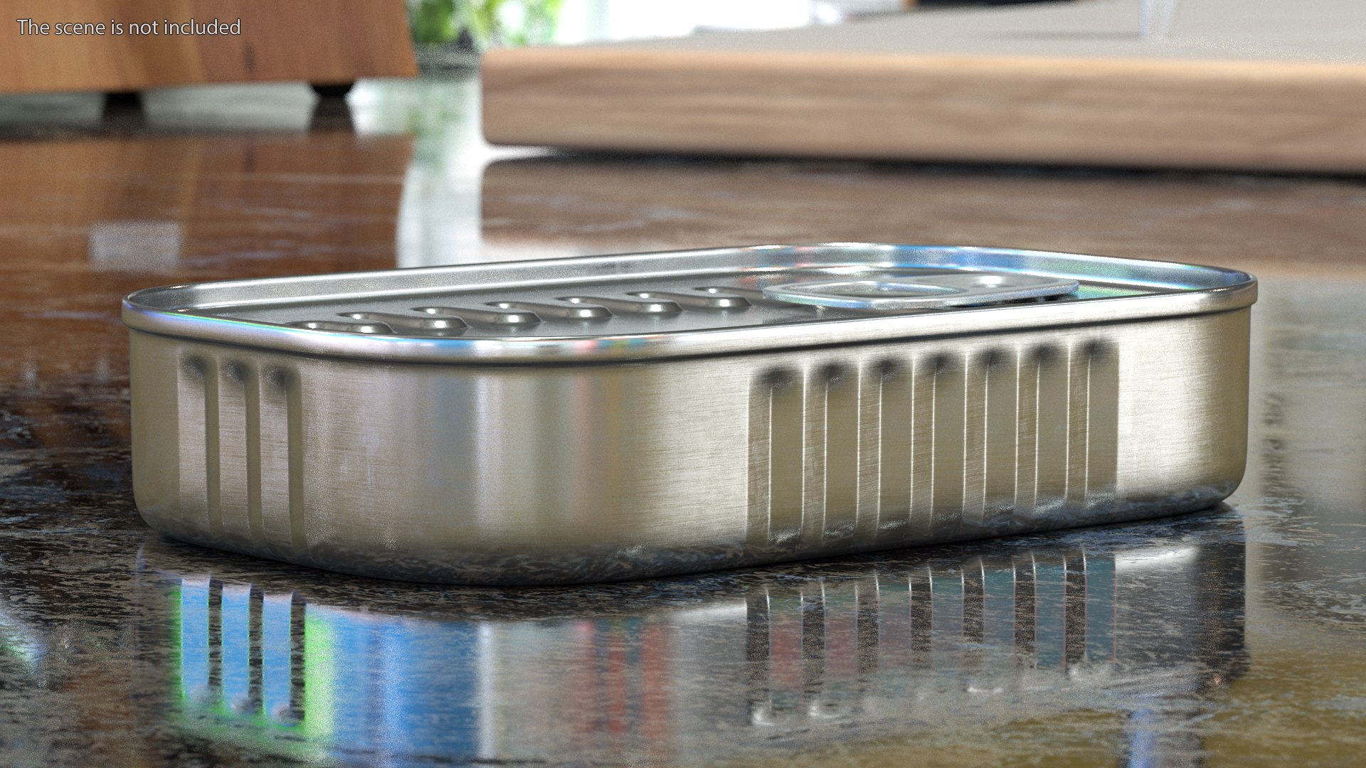 Rectangular Can With Pull Tab Lid 3D Model - TurboSquid 1799507