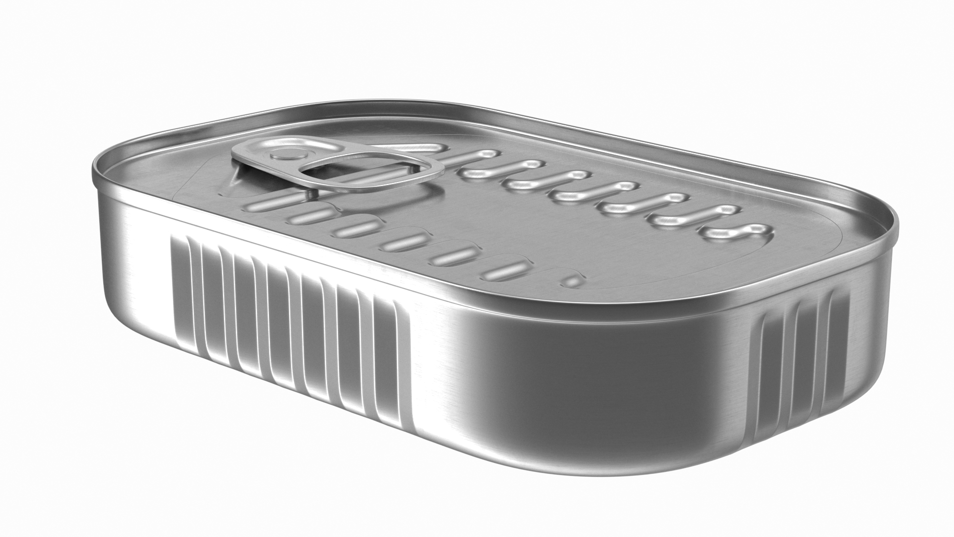 Rectangular Can With Pull Tab Lid 3D Model - TurboSquid 1799507