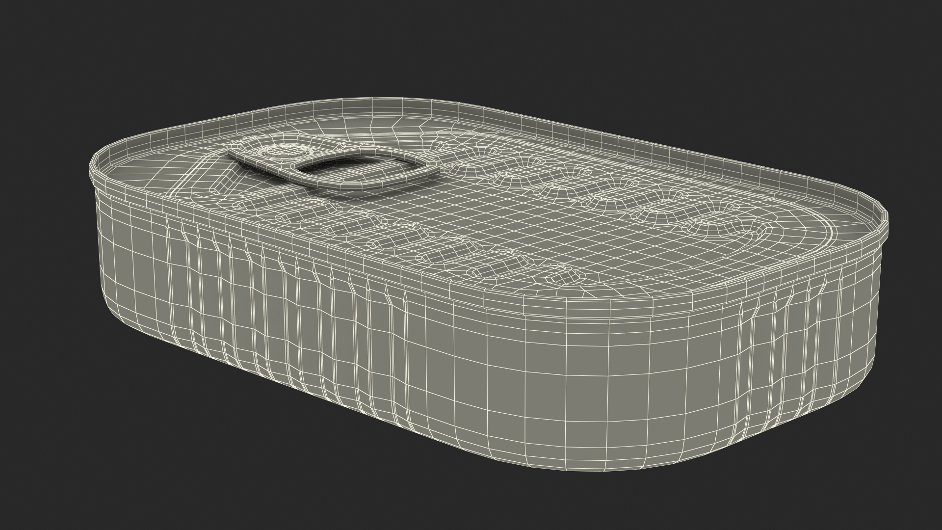Rectangular Can with Pull Tab Lid 3D model - TurboSquid 1799507