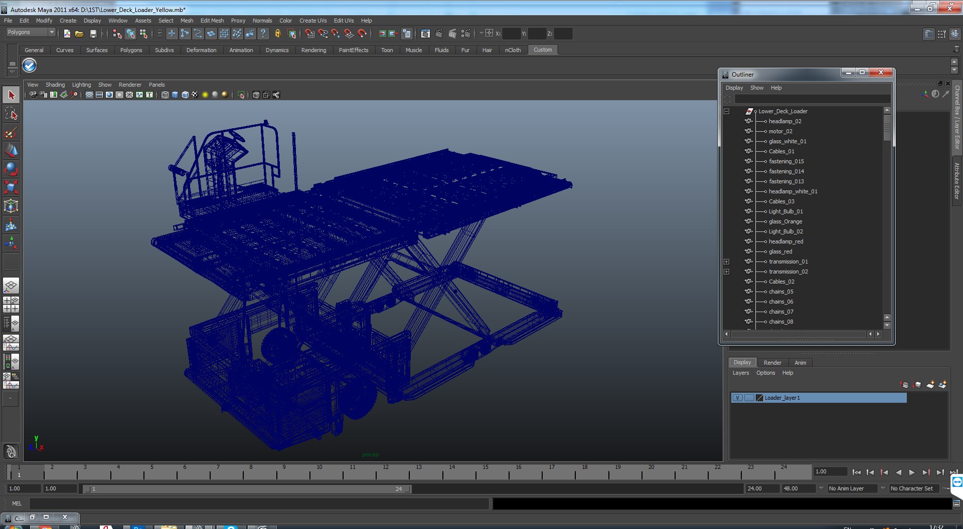 Lower deck loader commander 3D model - TurboSquid 1241335