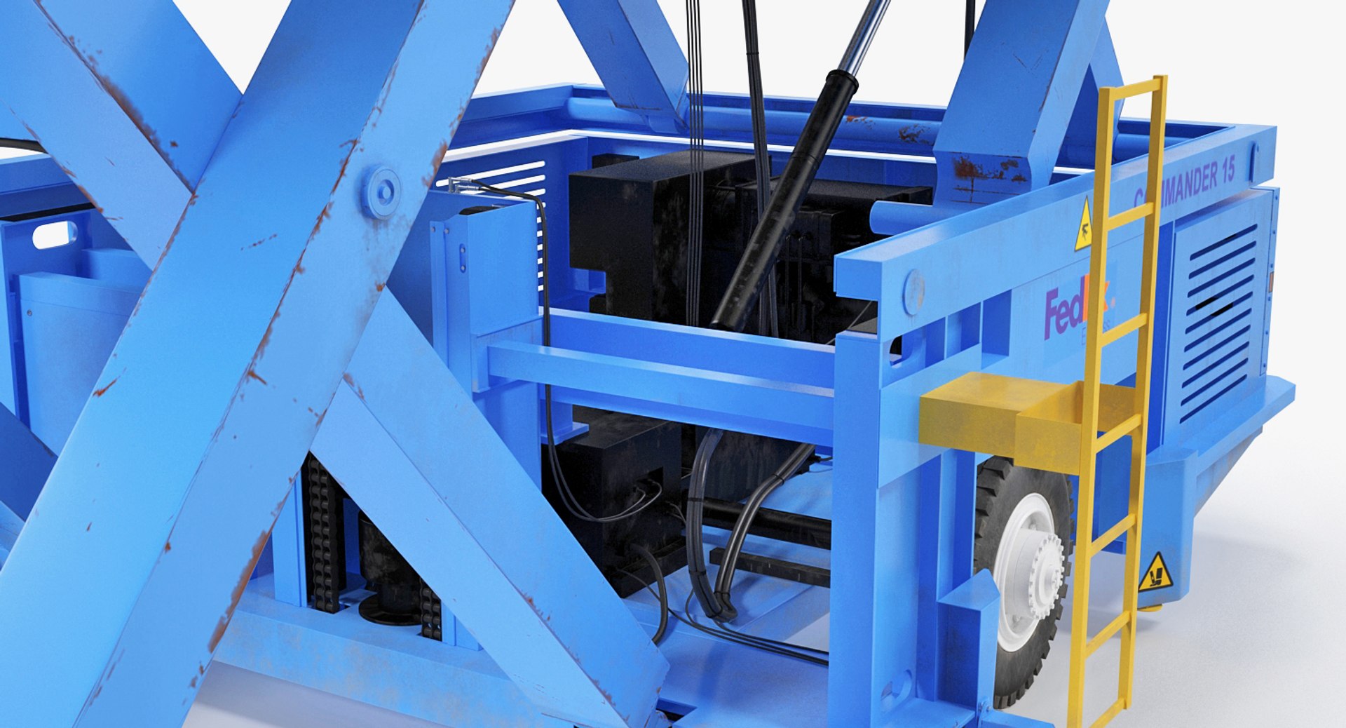 Lower deck loader commander 3D model - TurboSquid 1241335