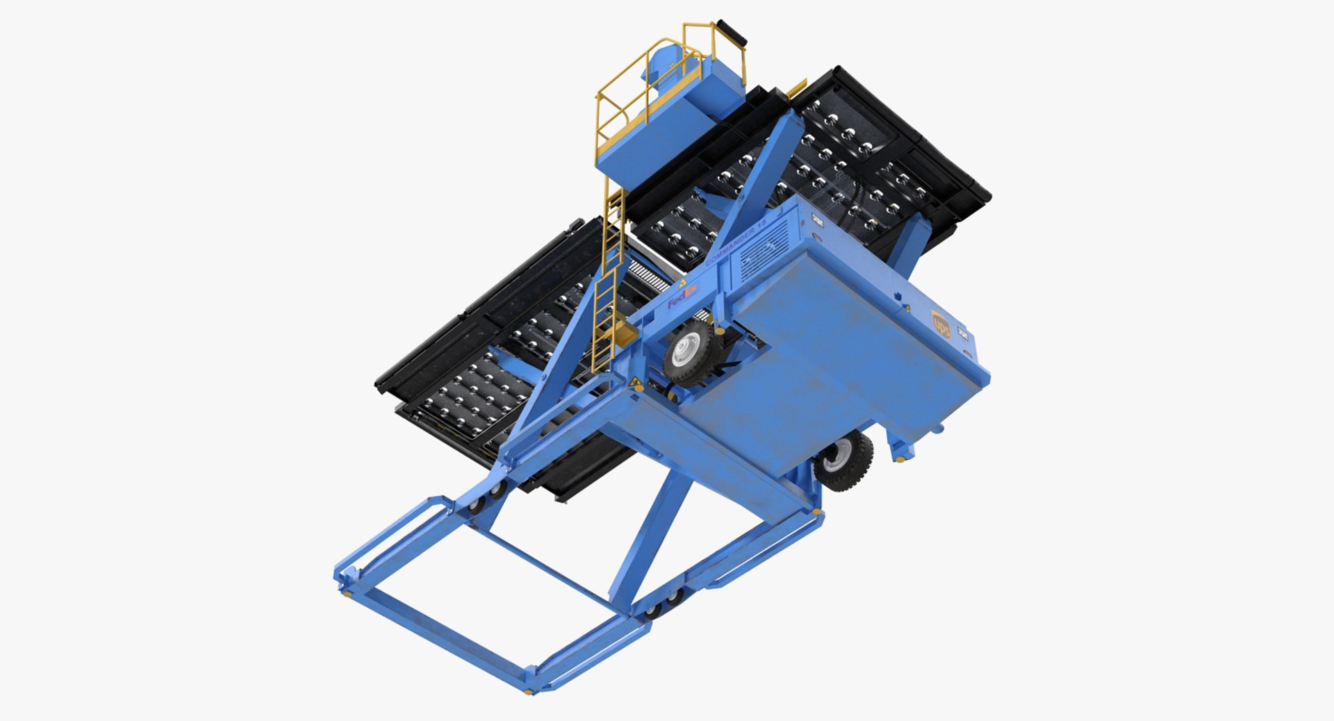 Lower deck loader commander 3D model - TurboSquid 1241335