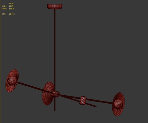 Skew copper lamp 3D model - TurboSquid 1647081