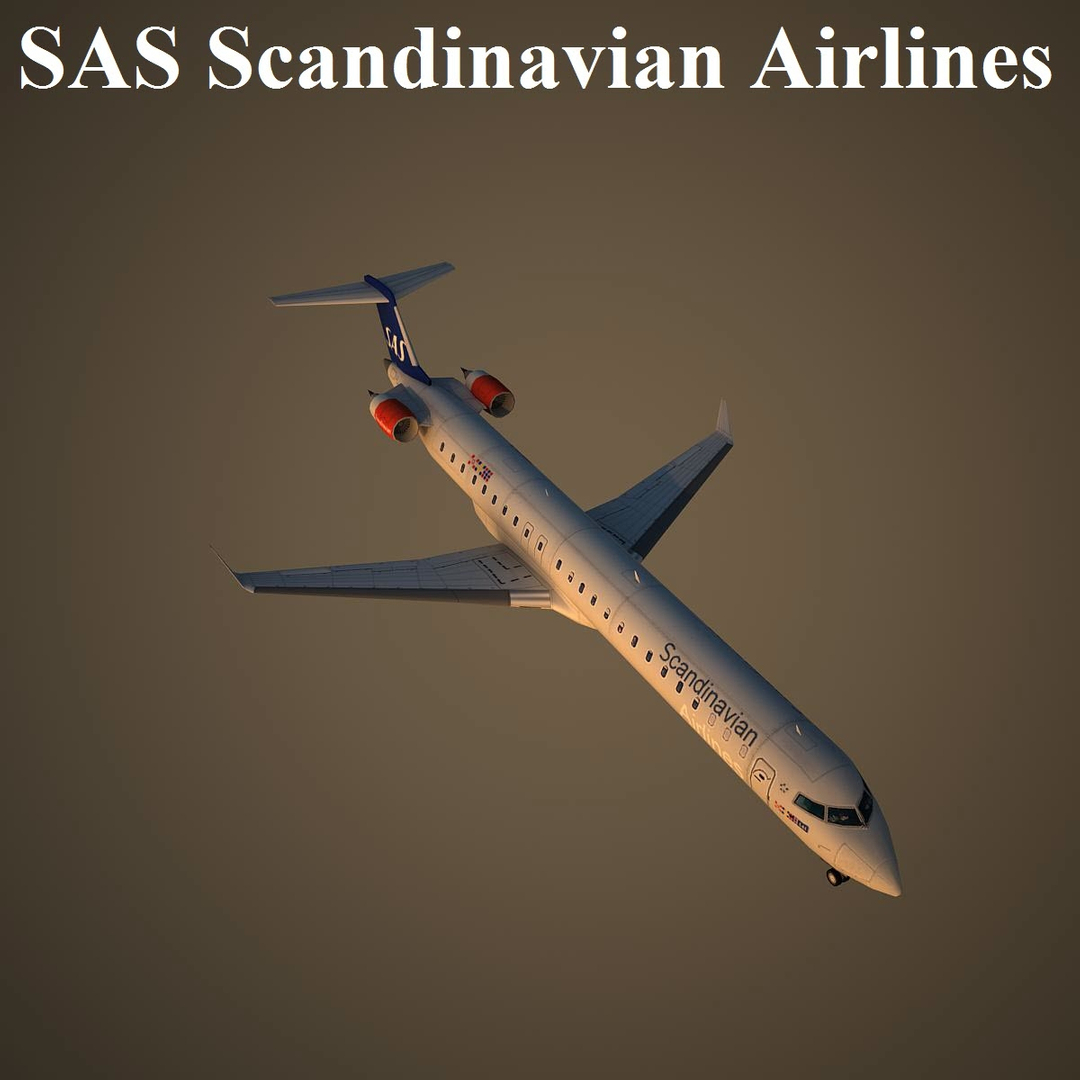 Regional Jet Sas 3d Model