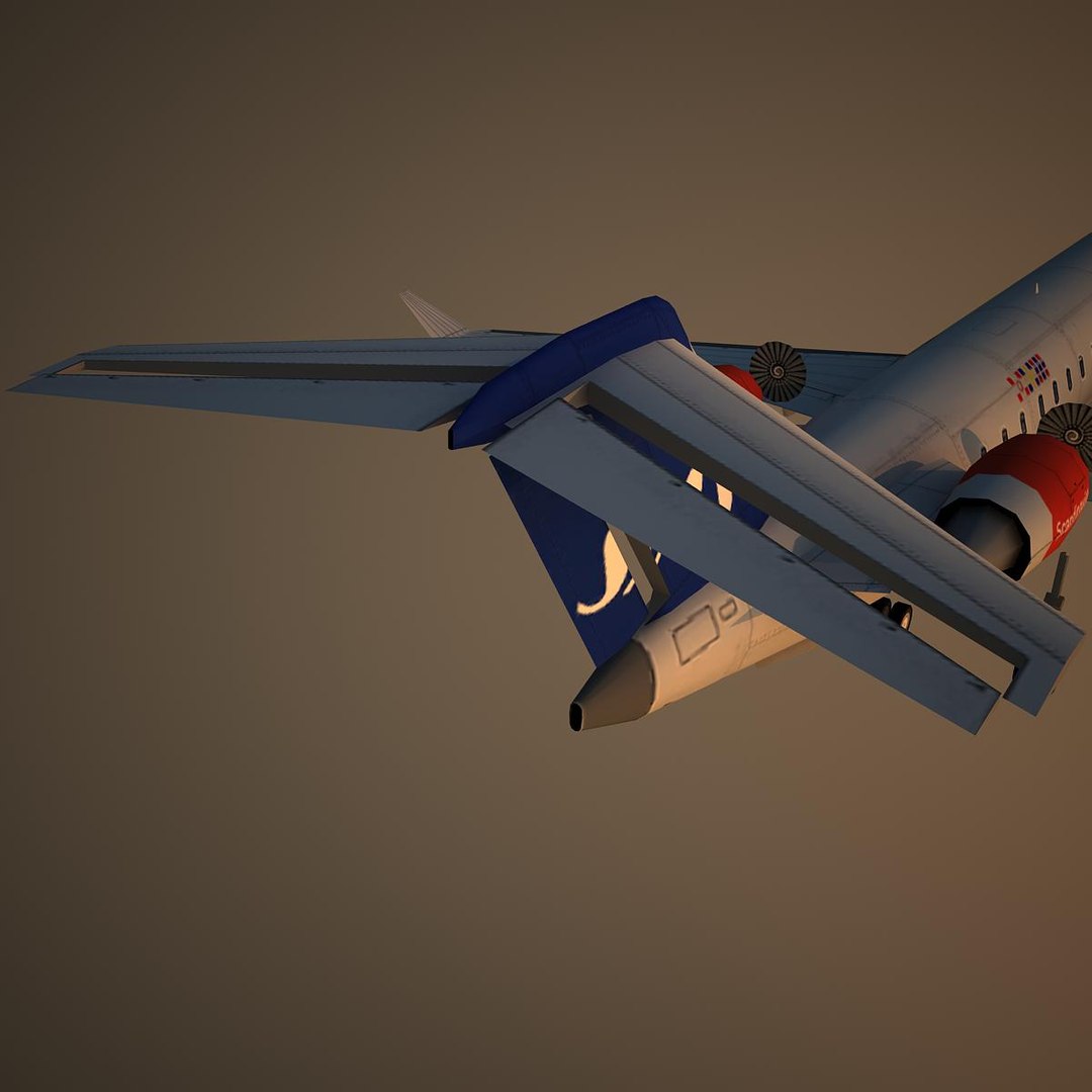 Regional Jet Sas 3d Model