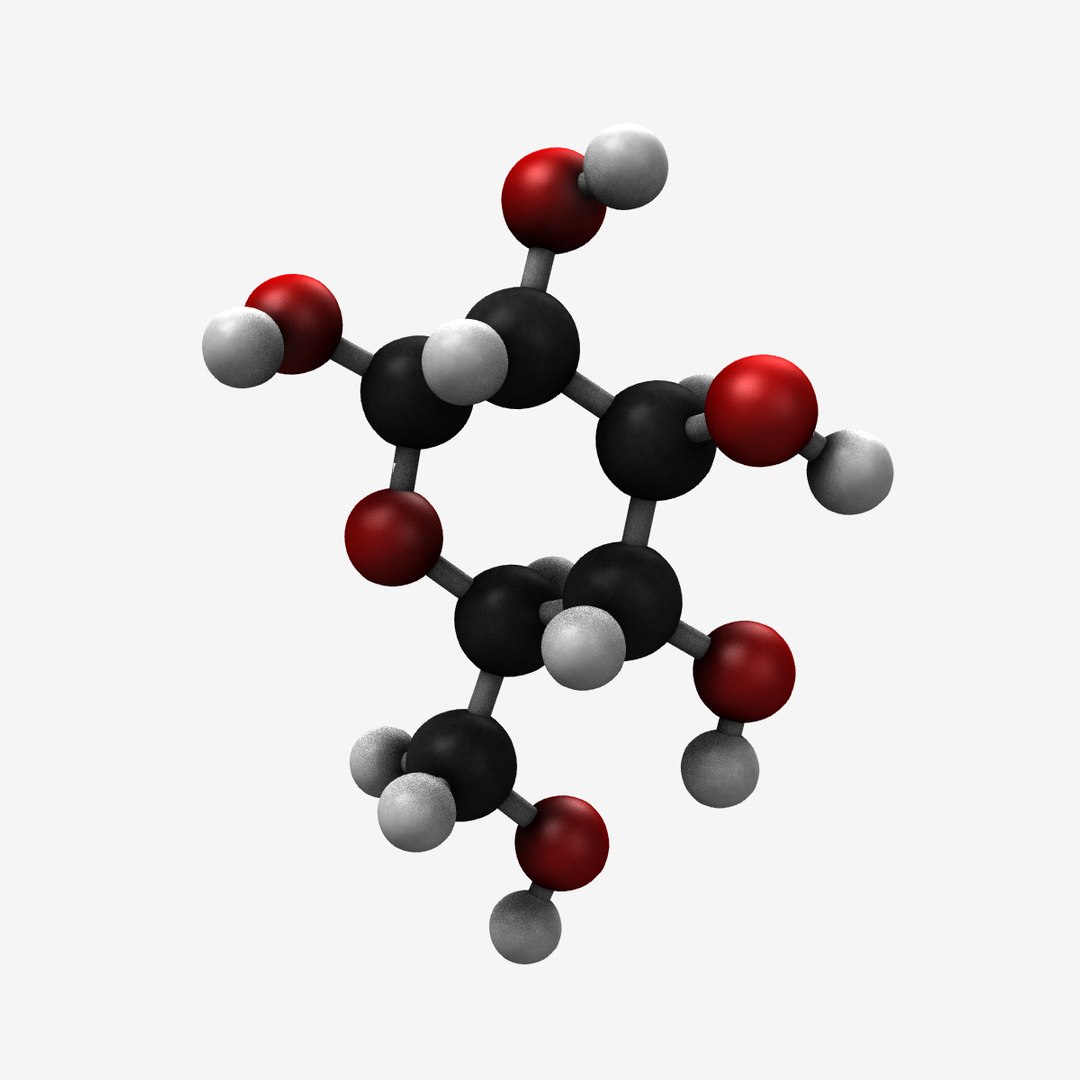 3d Model Of Glucose Molecule