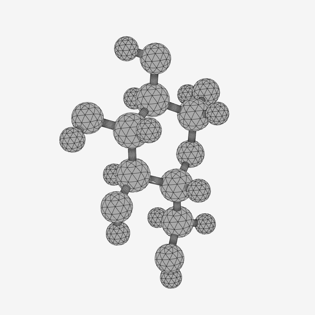 3d Model Of Glucose Molecule