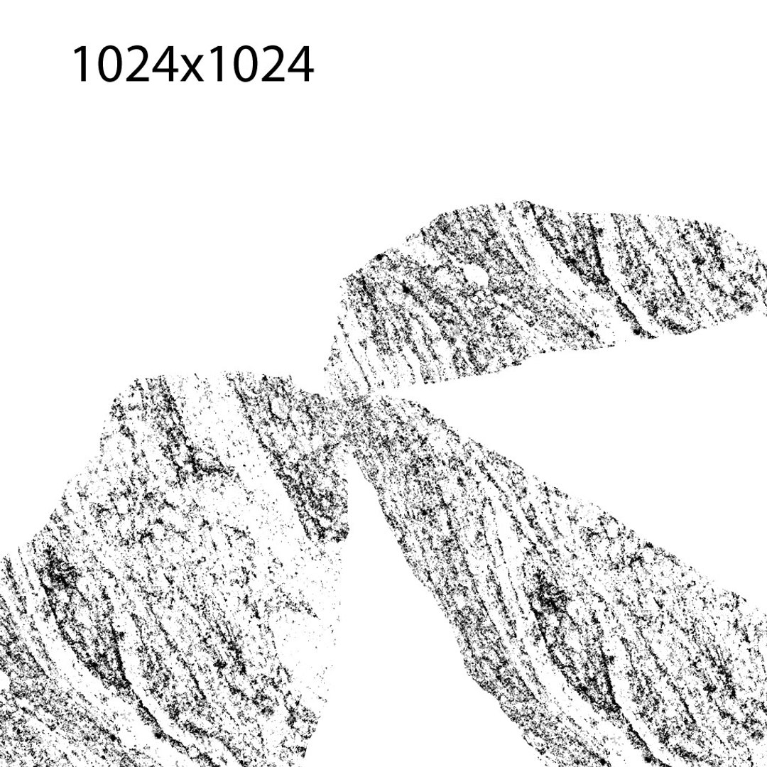 sharp fragments rock stones 3d 3ds