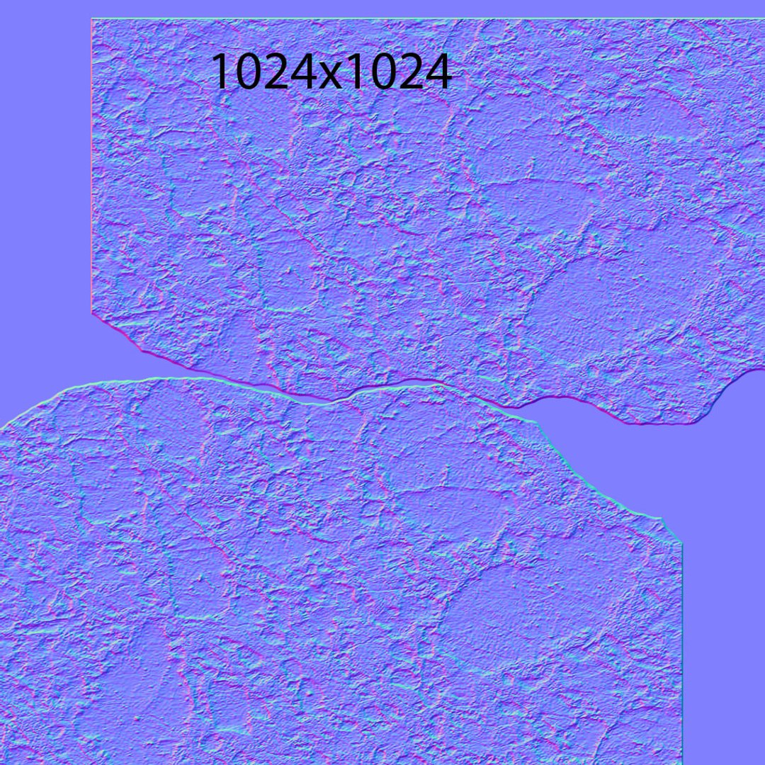 sharp fragments rock stones 3d 3ds