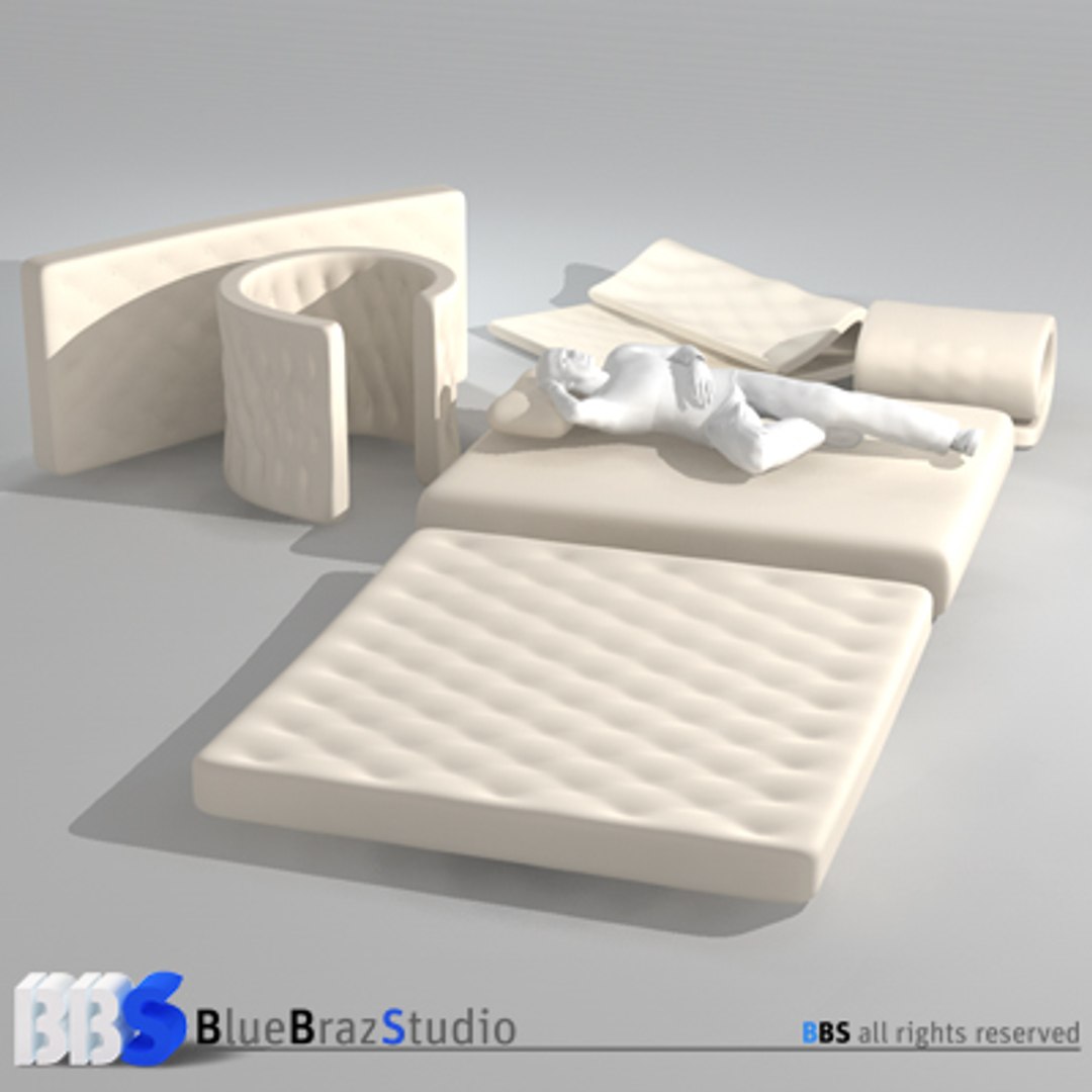 Free 3ds Model Mattresses Mat