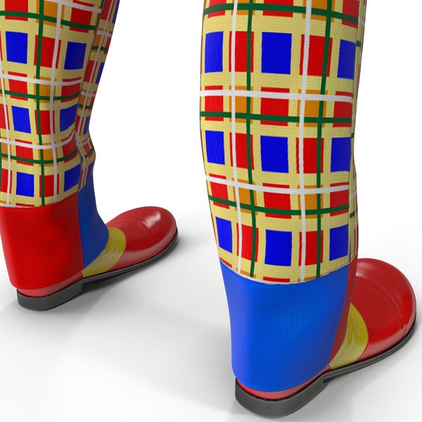 3d model clown clothes