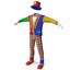 3d Model Clown Clothes