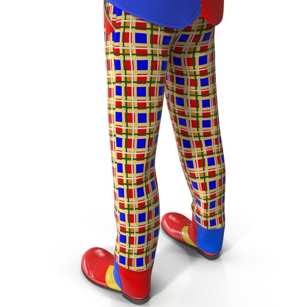 3d model clown clothes