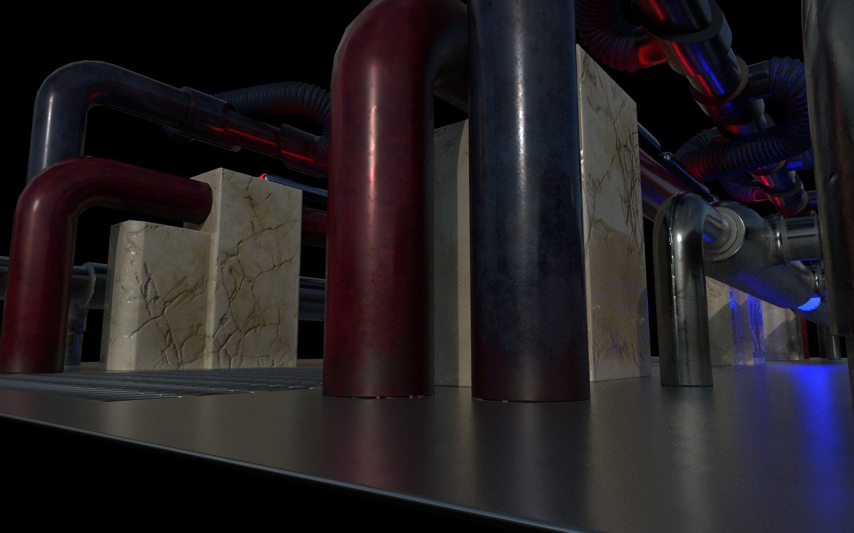 Gas Pipe Model - TurboSquid 1374040