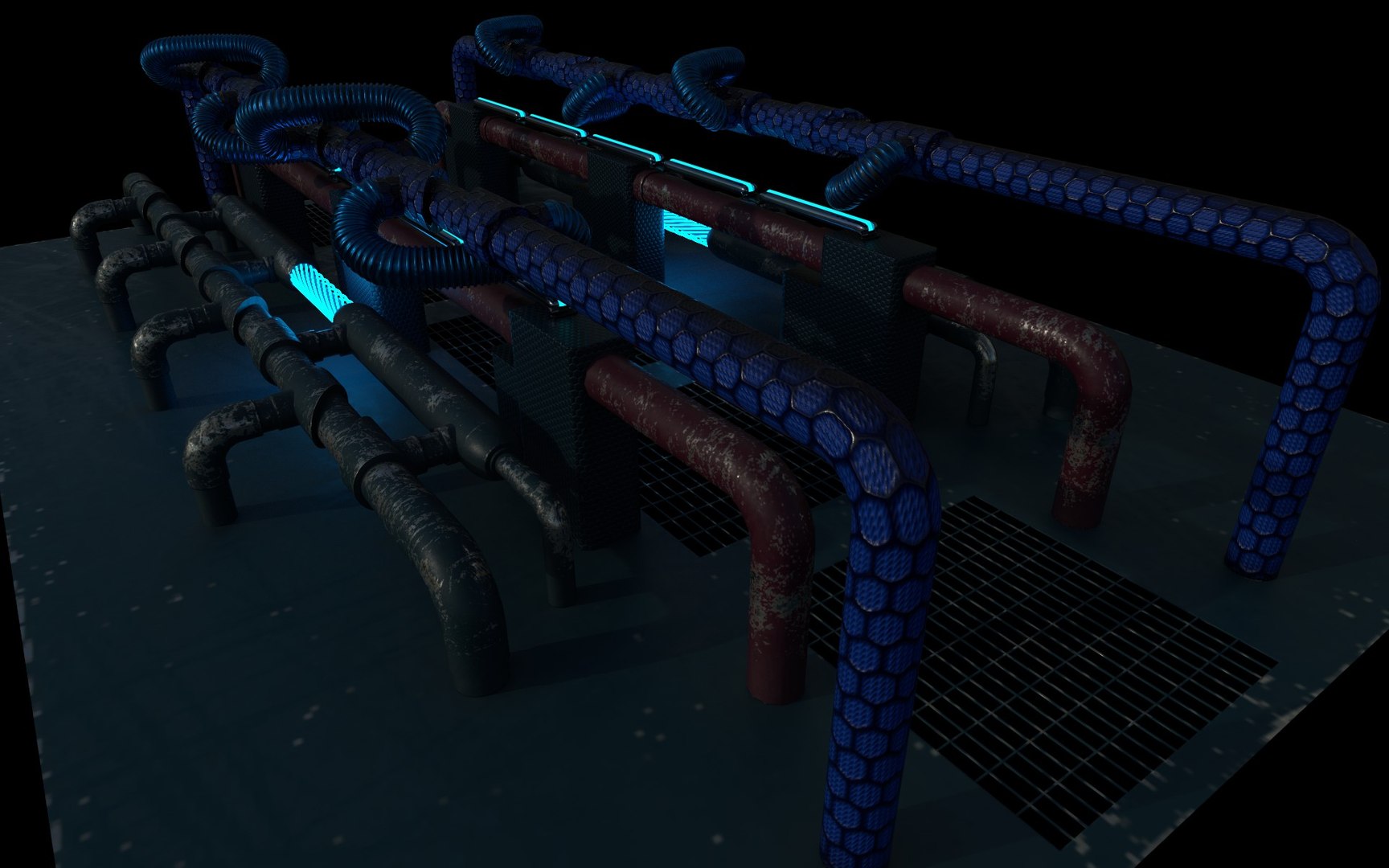 Gas Pipe Model - TurboSquid 1374040