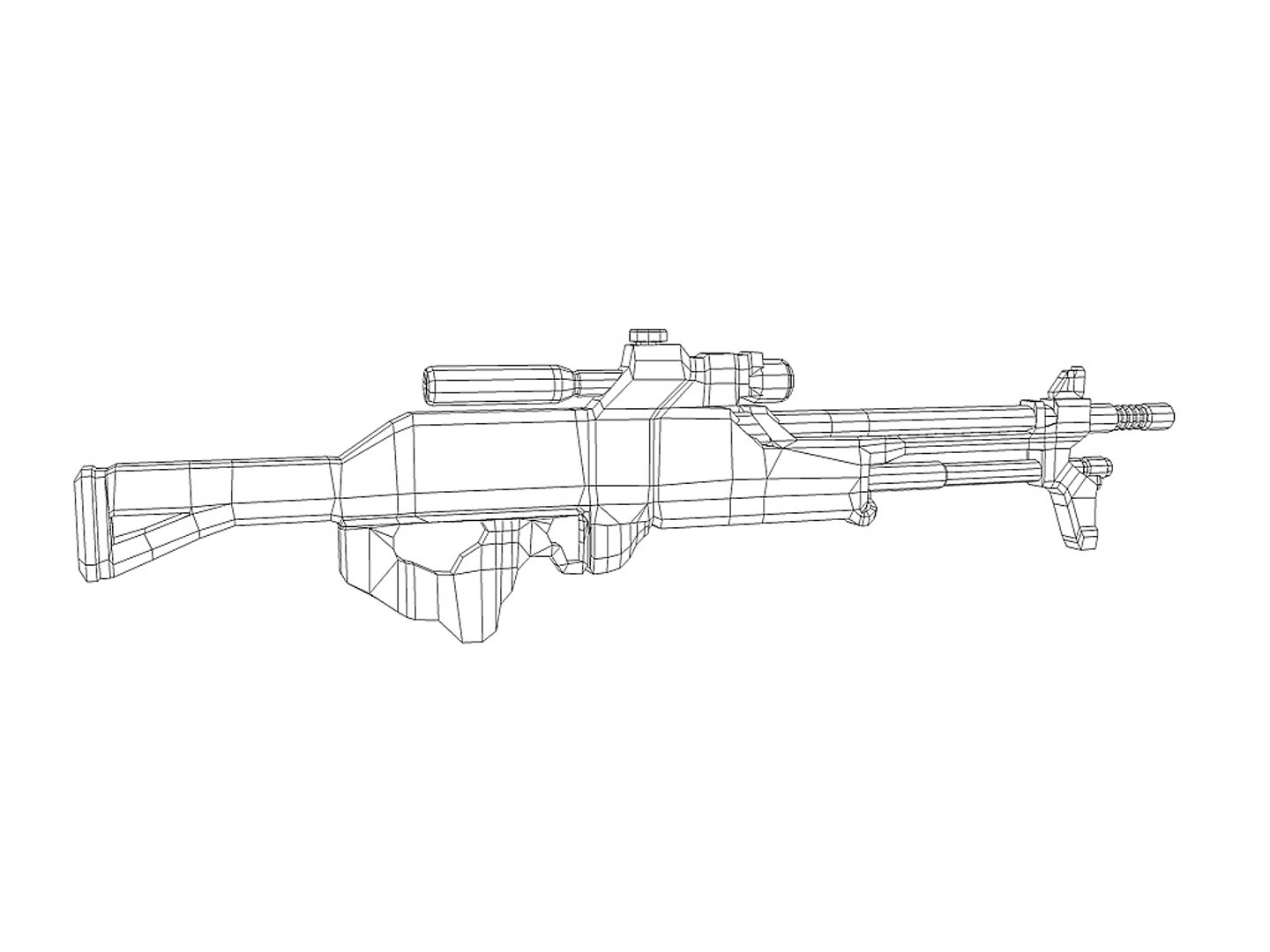 3d sniper model