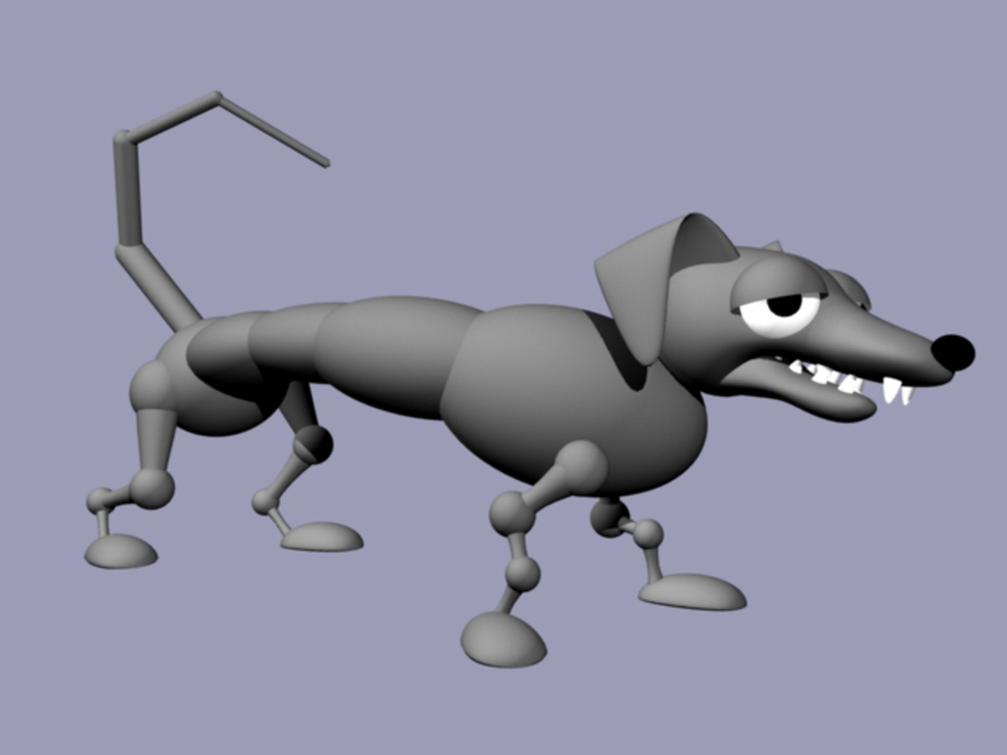 Simplequad Puppet 3d Model