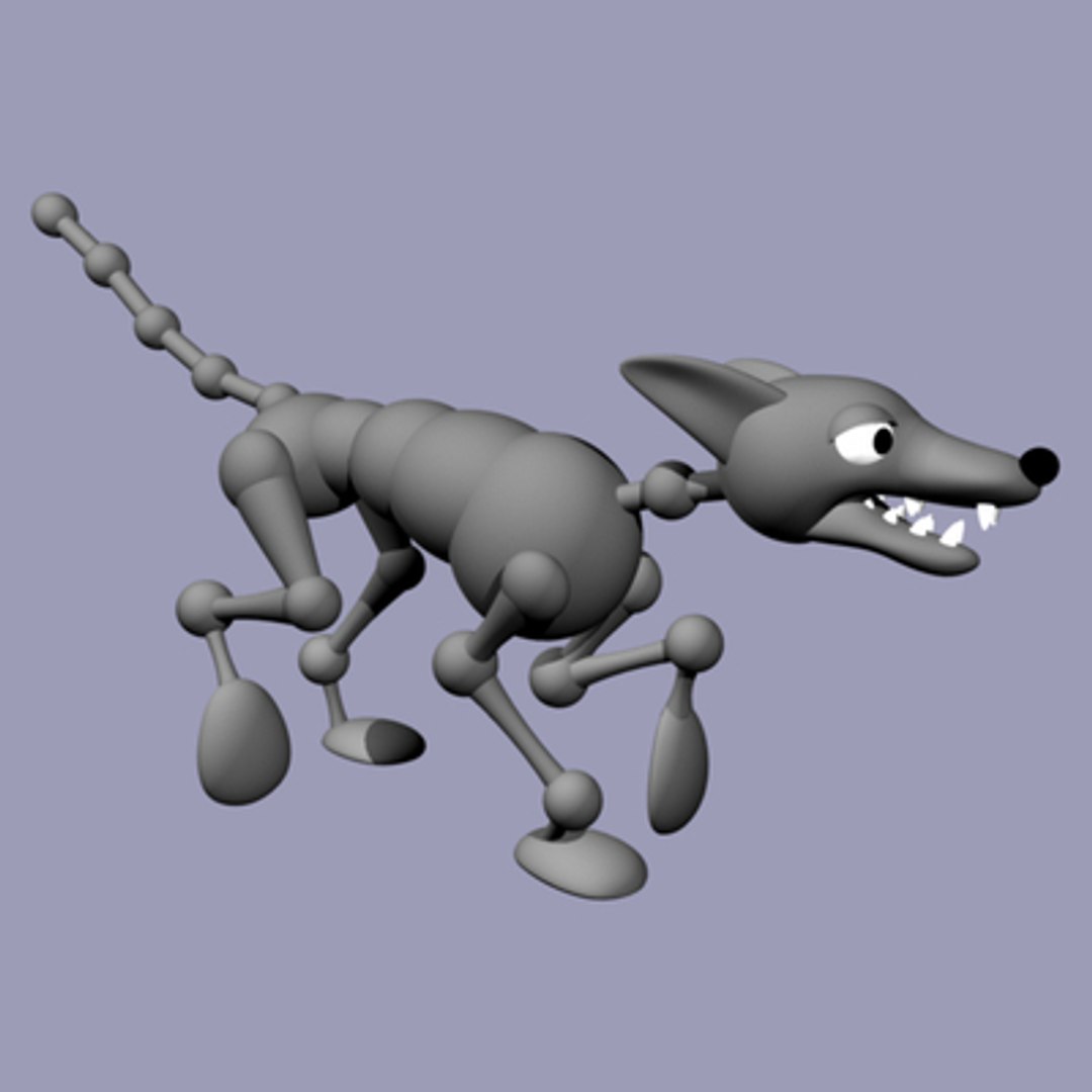 Simplequad Puppet 3d Model