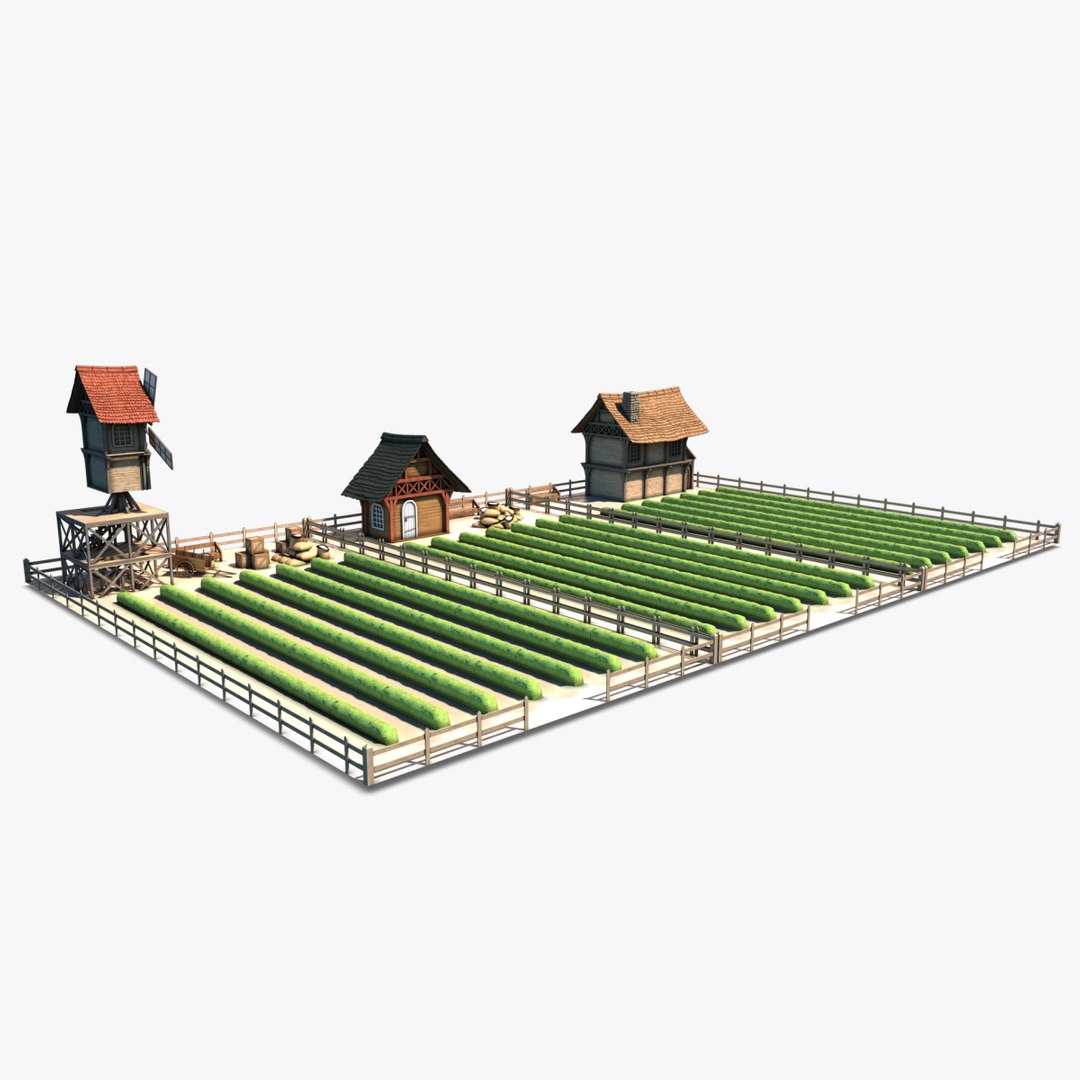 3D Farm01 - TurboSquid 2008980
