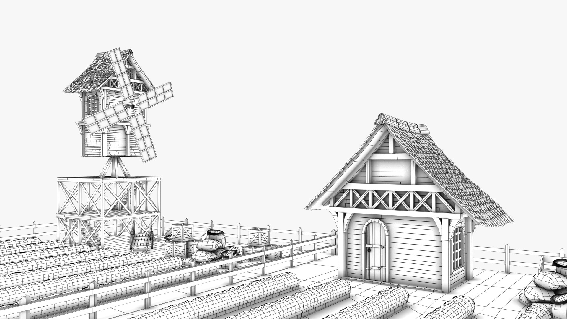 3D Farm01 - TurboSquid 2008980