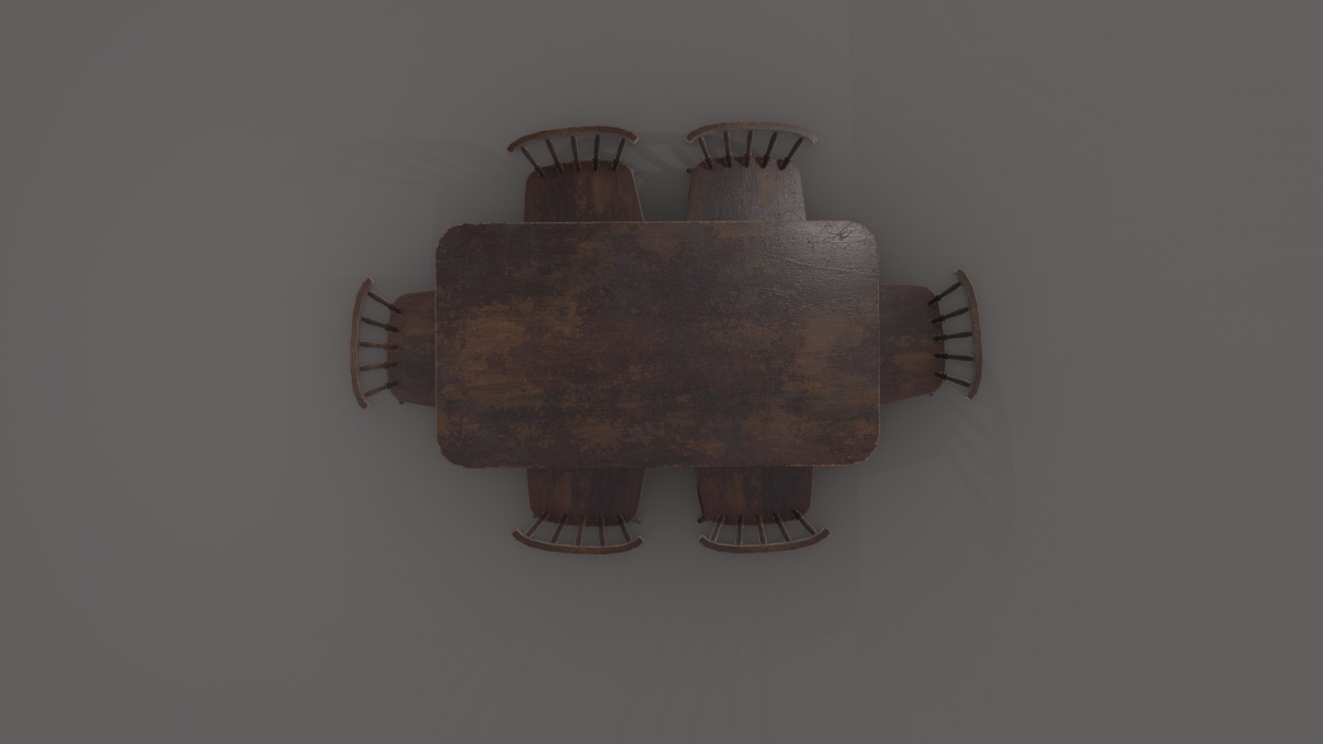 Free 3D Model Table And Chairs - TurboSquid 2345815