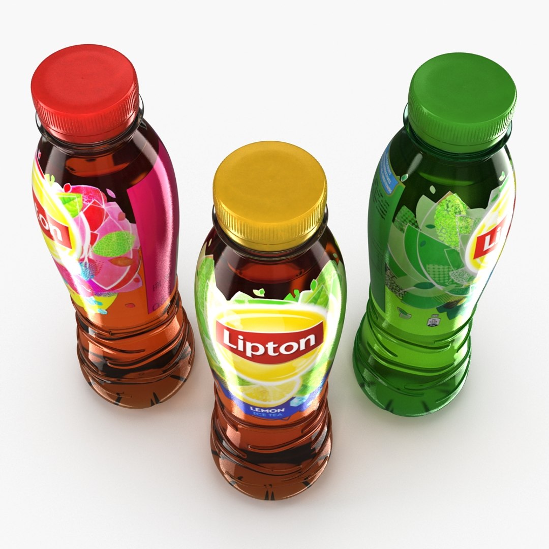 3d Model Ice Tea Bottle