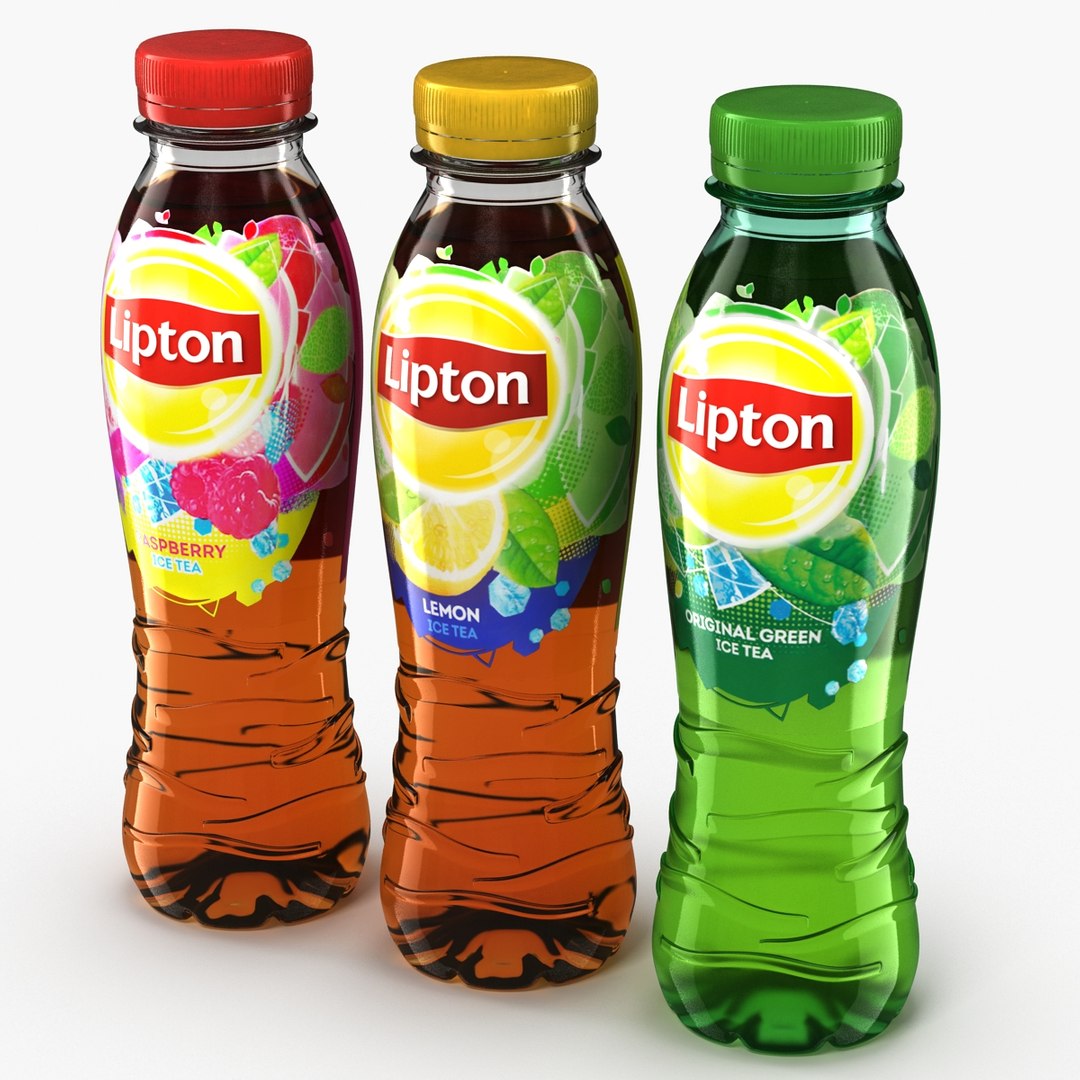 3d Model Ice Tea Bottle