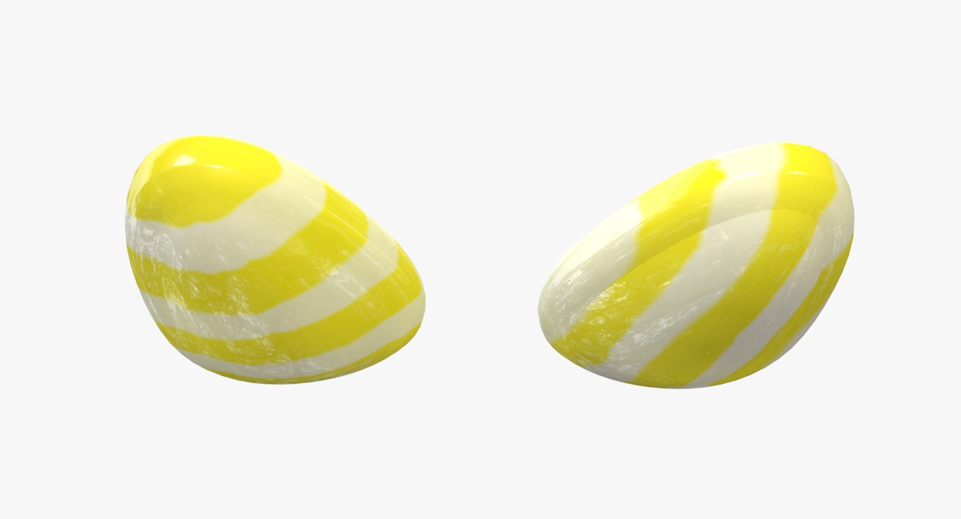 3D Candy Stripe Lemon Drop Model | 1147700 | TurboSquid