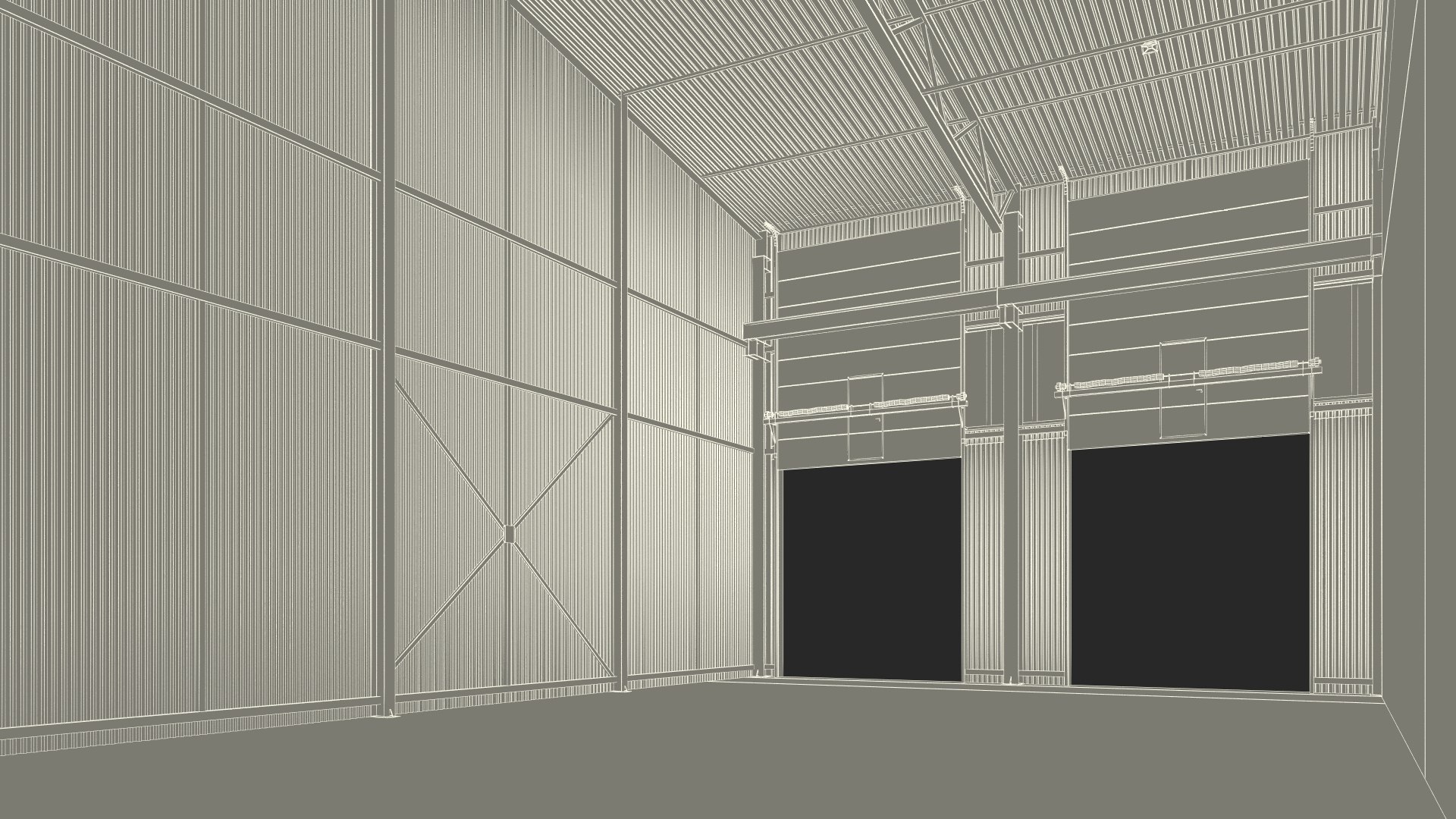 Freight Terminal Loading Area UralSpetsTrans Rigged 3D Model ...