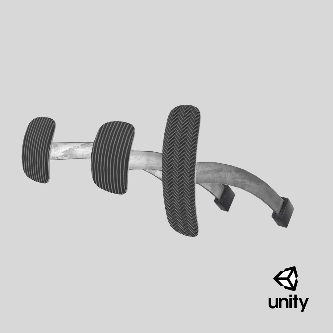 Retro Car Pedals 3D Model - TurboSquid 2059922