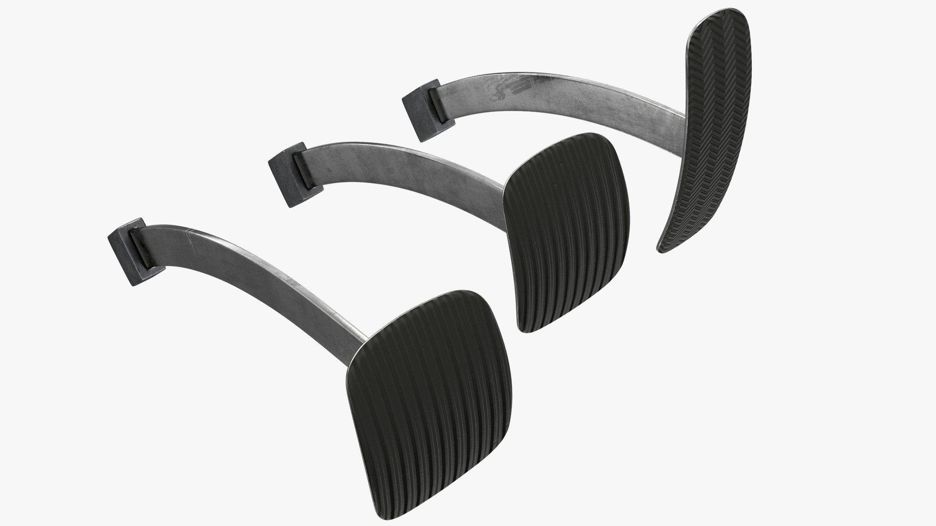 Retro Car Pedals 3D Model - TurboSquid 2059922