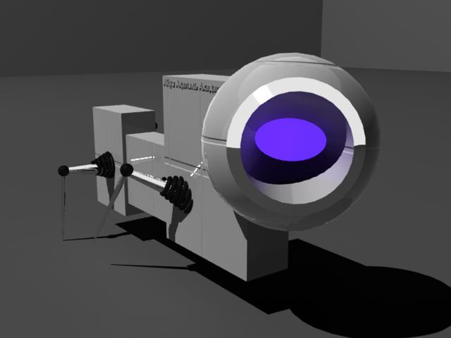 free small droid 3d model