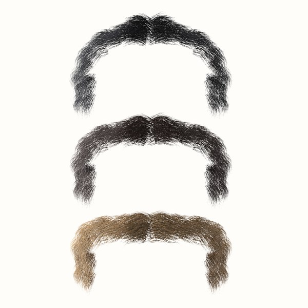 Moustache 3D Models for Download | TurboSquid