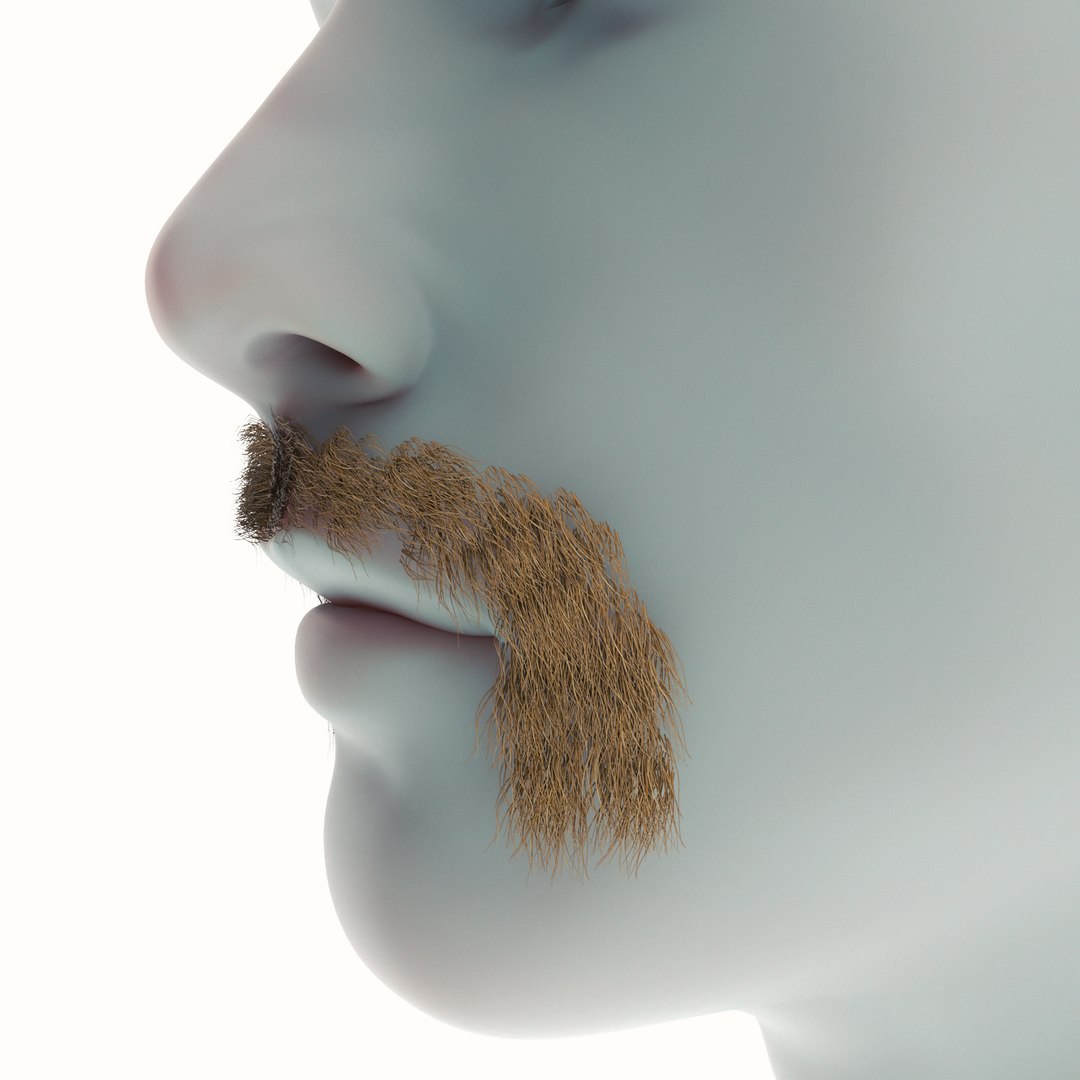 3D Mustache Model - TurboSquid 1426123