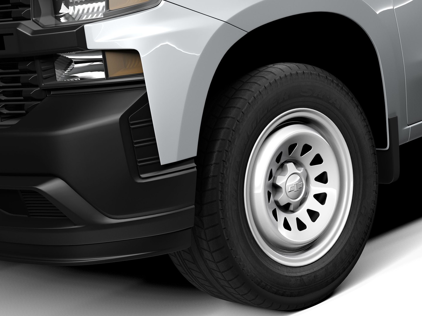 3D Model Chevrolet Silverado 1500 WT 2019 - TurboSquid 2219542