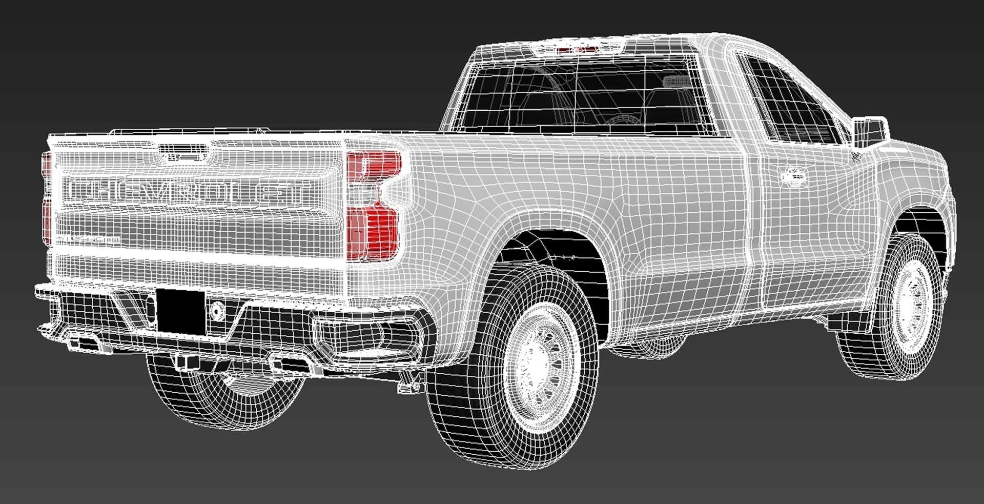 3D Model Chevrolet Silverado 1500 WT 2019 - TurboSquid 2219542