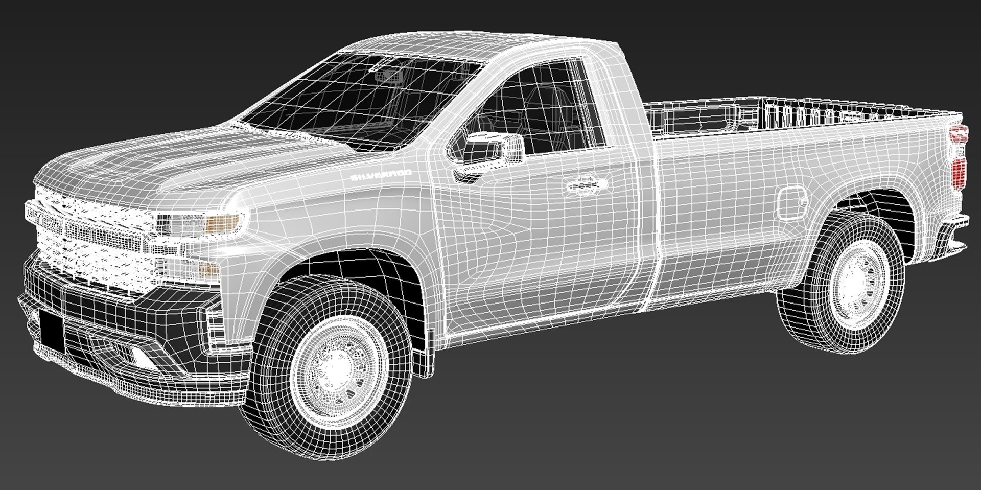 3D Model Chevrolet Silverado 1500 WT 2019 - TurboSquid 2219542