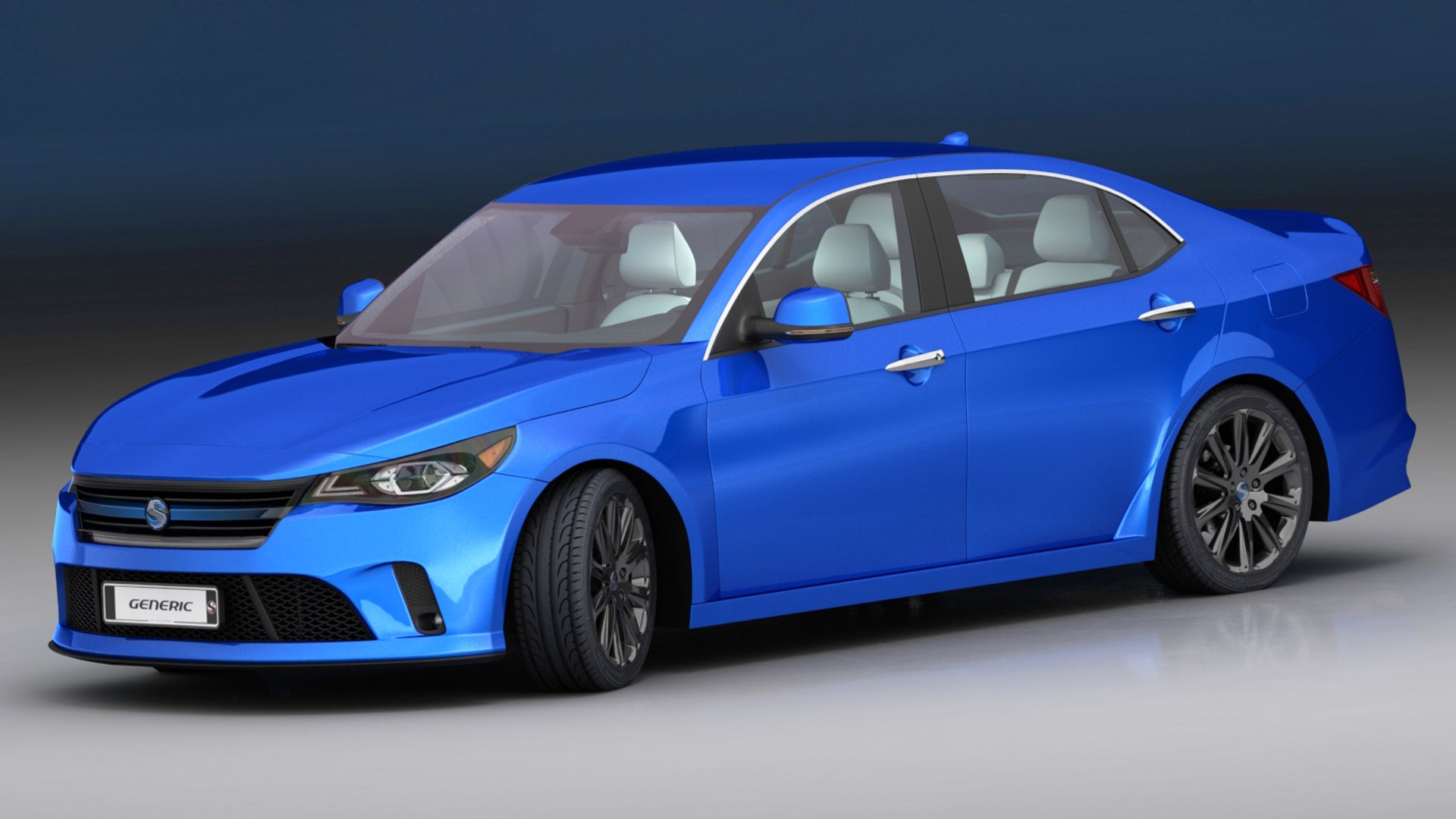 Generic Sedan 2017-2020 3D Model - TurboSquid 1370508