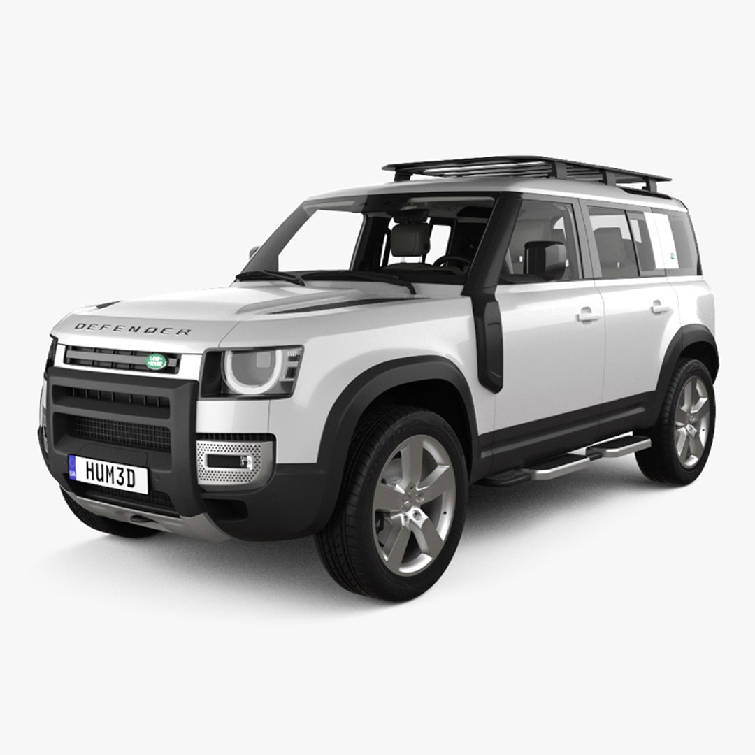 modelo 3d Land Rover Defender 110 Explorer Pack with HQ interior 2020 ...