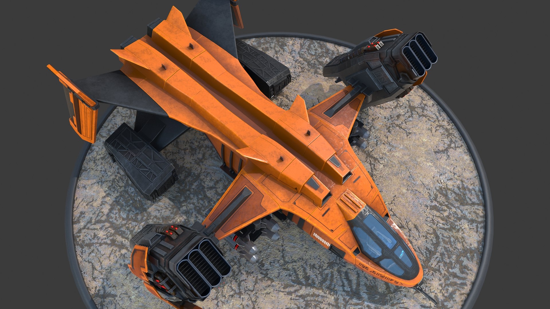 DropShip 3D model - TurboSquid 2176087
