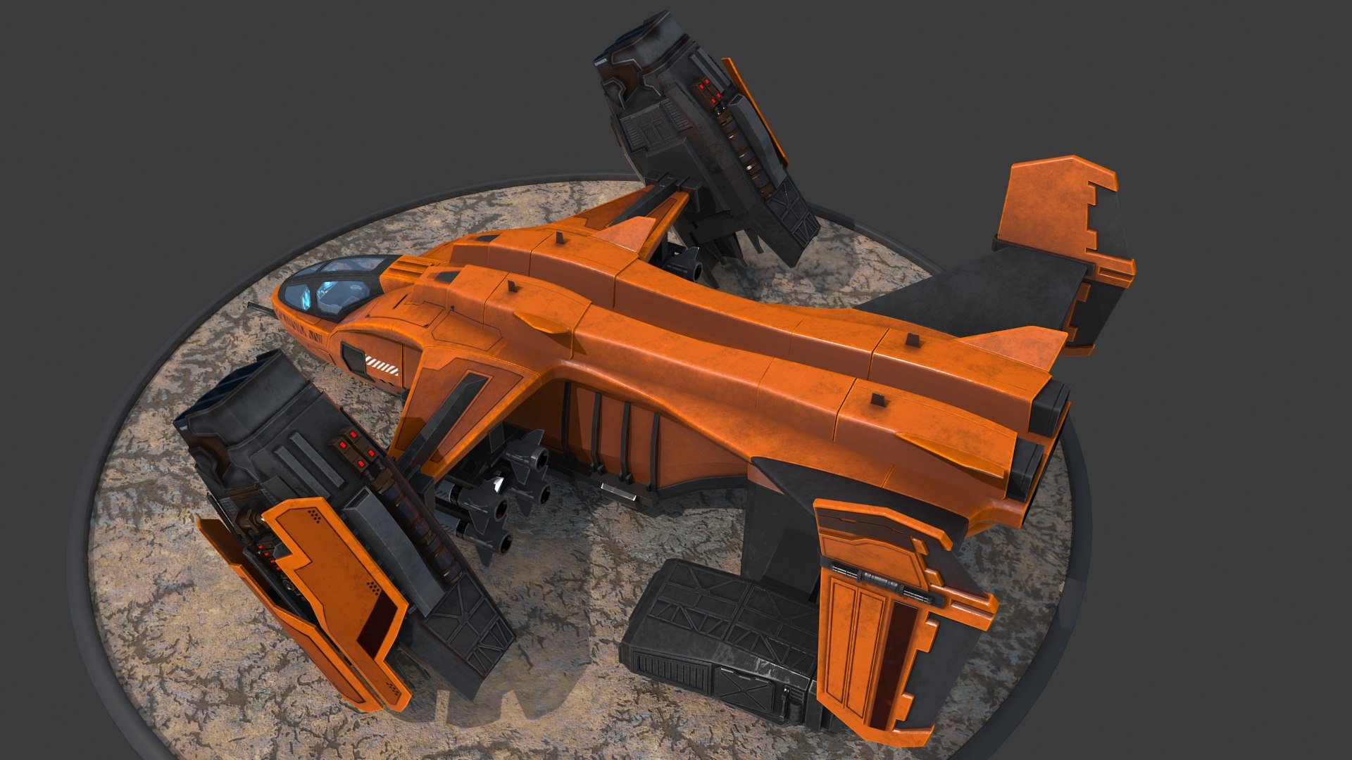 DropShip 3D model - TurboSquid 2176087