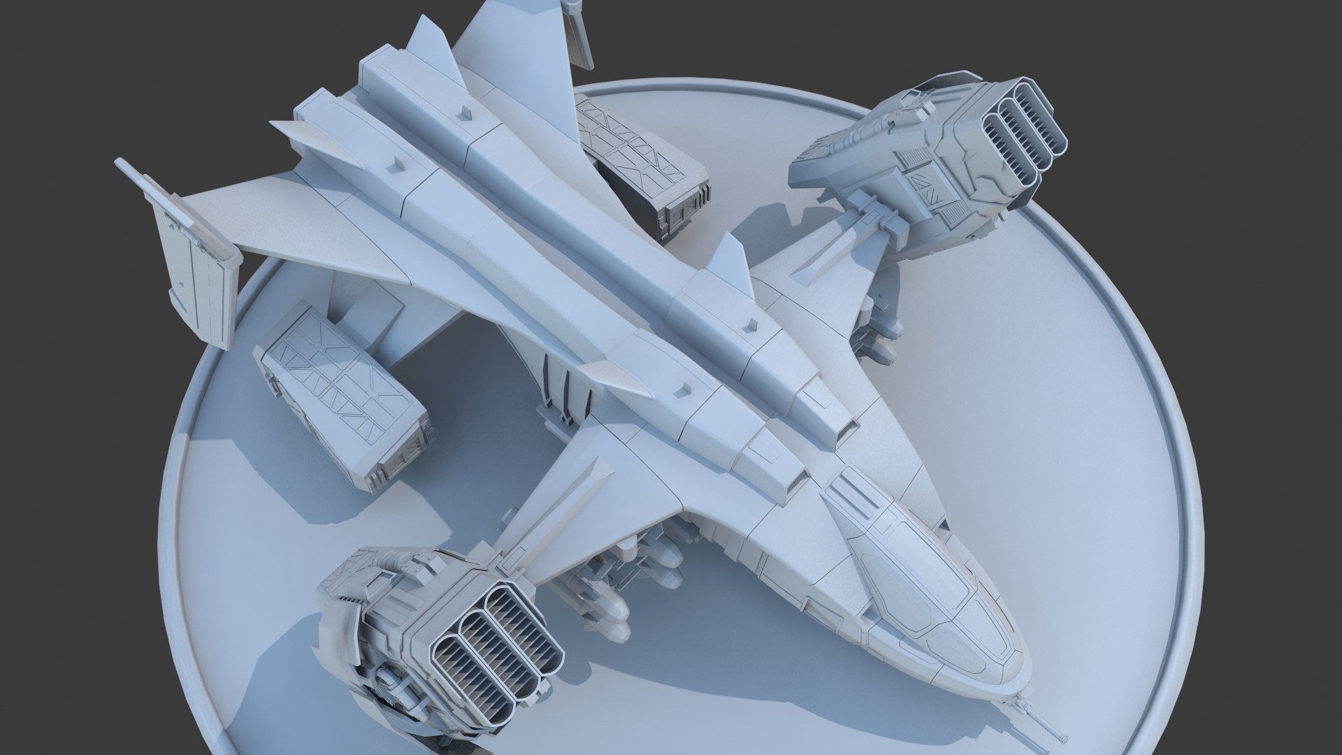 DropShip 3D model - TurboSquid 2176087