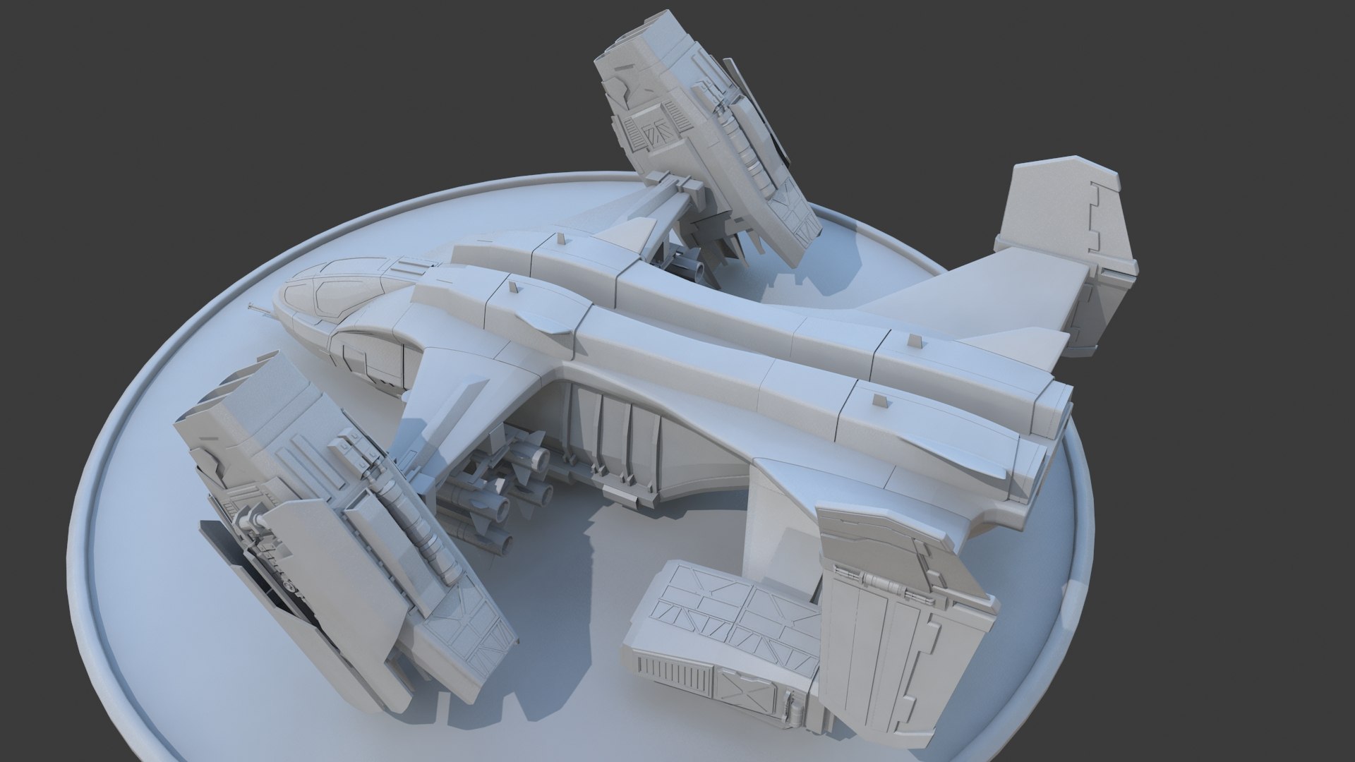 DropShip 3D model - TurboSquid 2176087