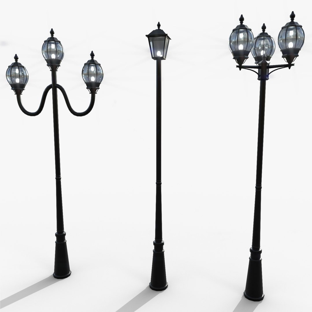3D model PBR Outdoor Street lamp post - TurboSquid 1980546