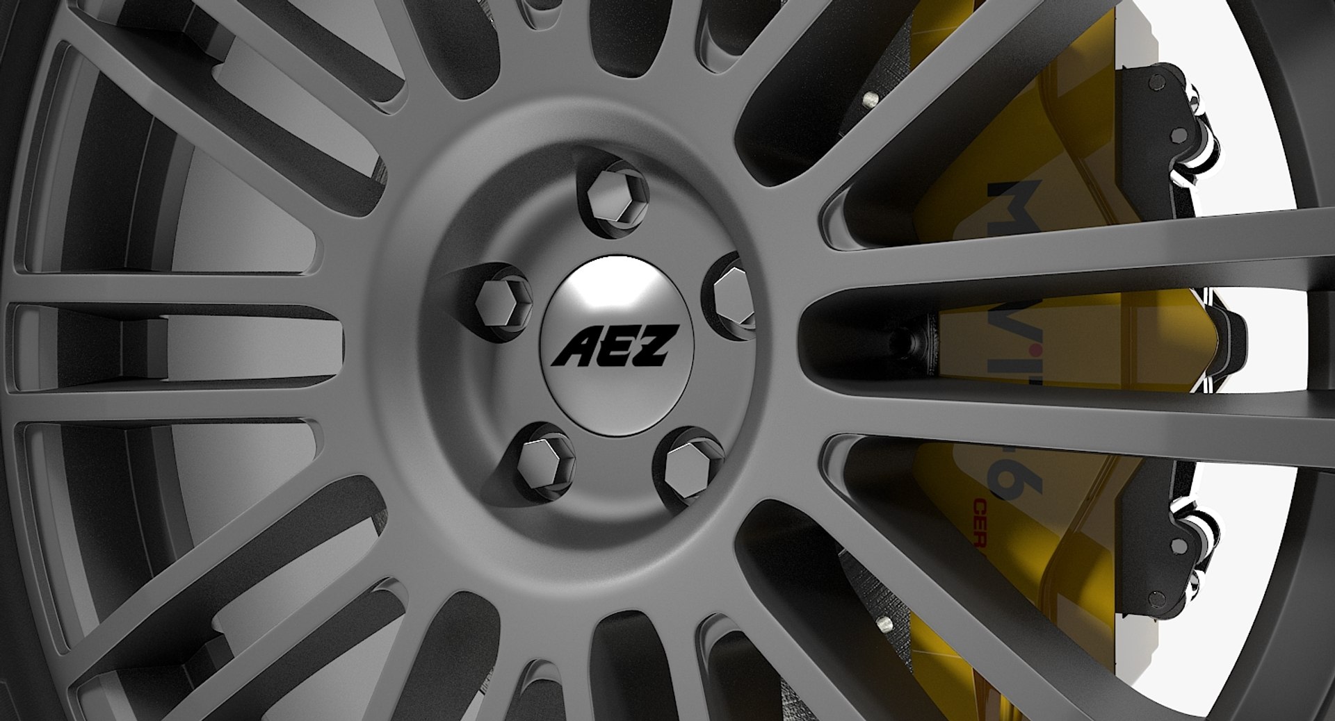 strike graphite disk car wheel 3d model