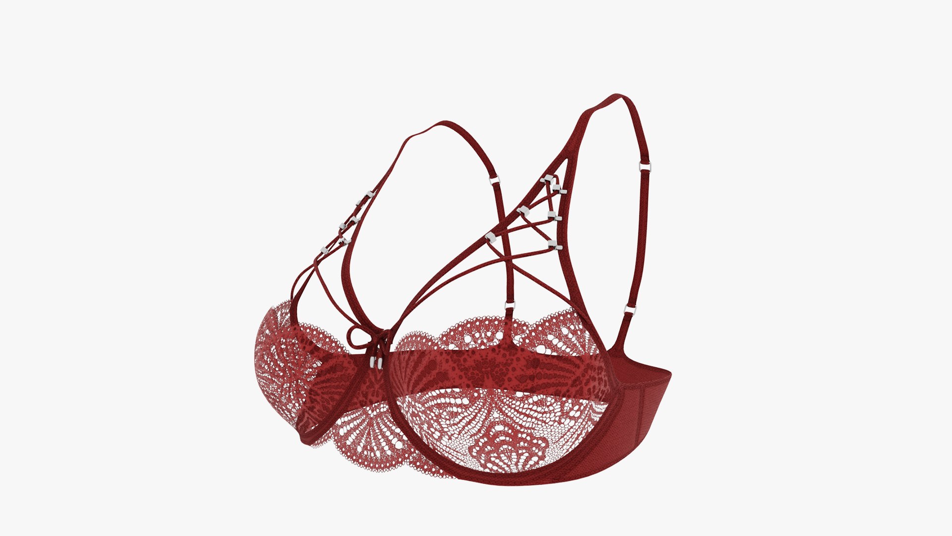 Demi-Cup Bra SS 89 3D Model - TurboSquid 2509870