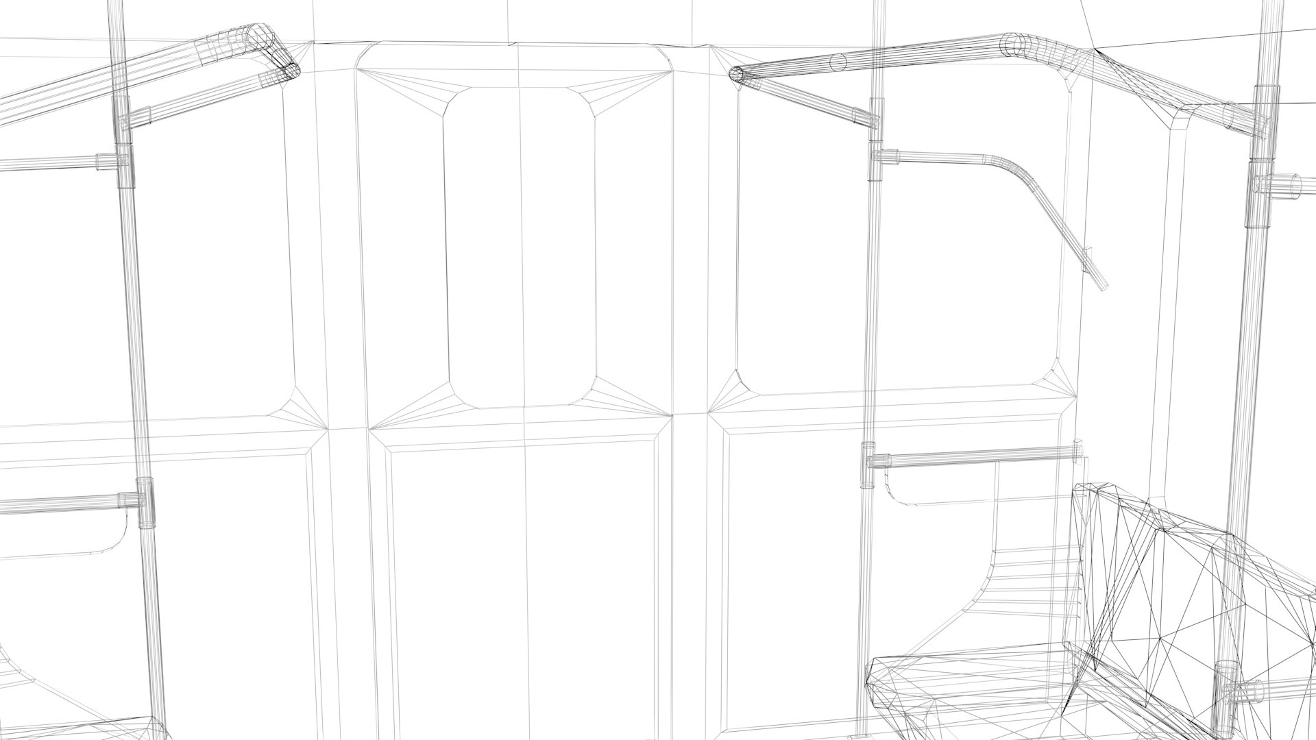 3D Metro Interior model - TurboSquid 1831905